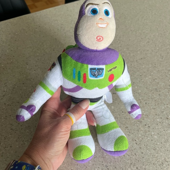 Disney | Toys | Disney Buzz Lightyear Green And Purple Stuffed Animal ...